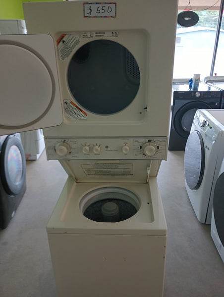 GE Stackable Washer and Dryer (1697) - Appliance Discount Outlet